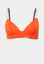 Tommy Hilfiger ICONLIGHTLY LINED - Triangle bra - deep orange/orange ...