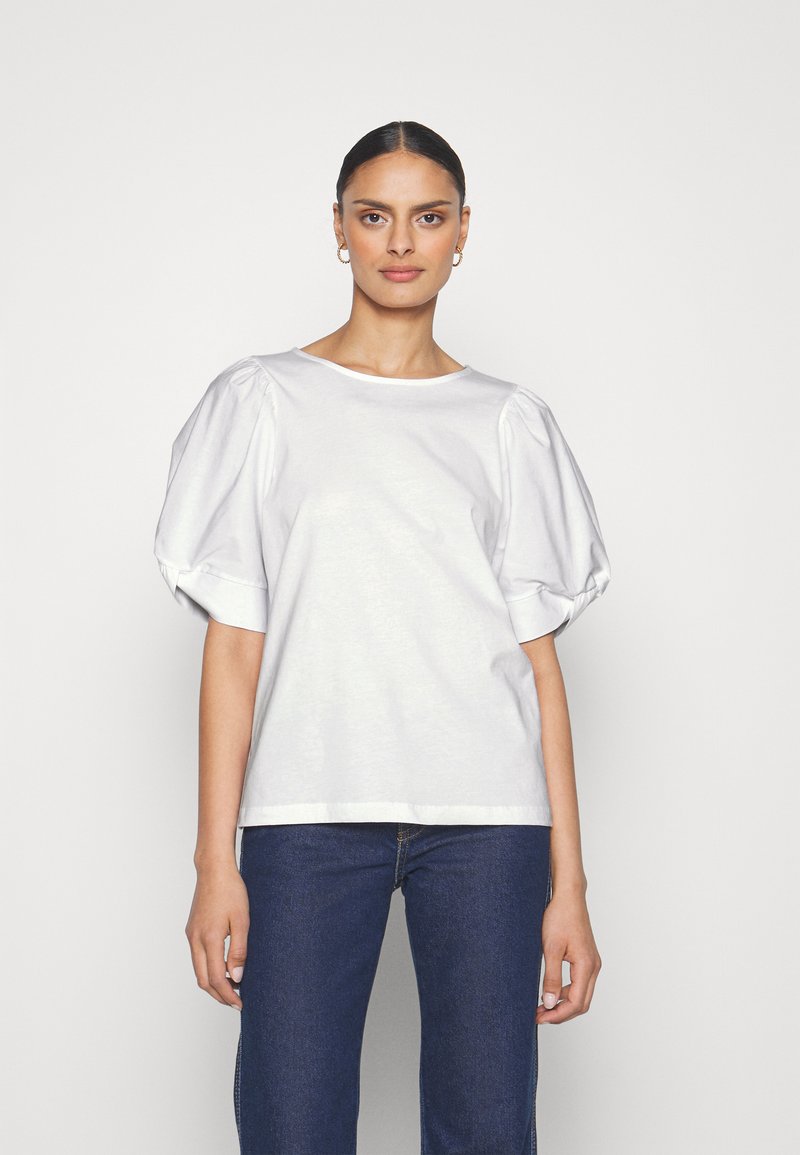 Esprit Collection FAB MIX TEE - T-Shirt basic - white/weiß - Zalando.de