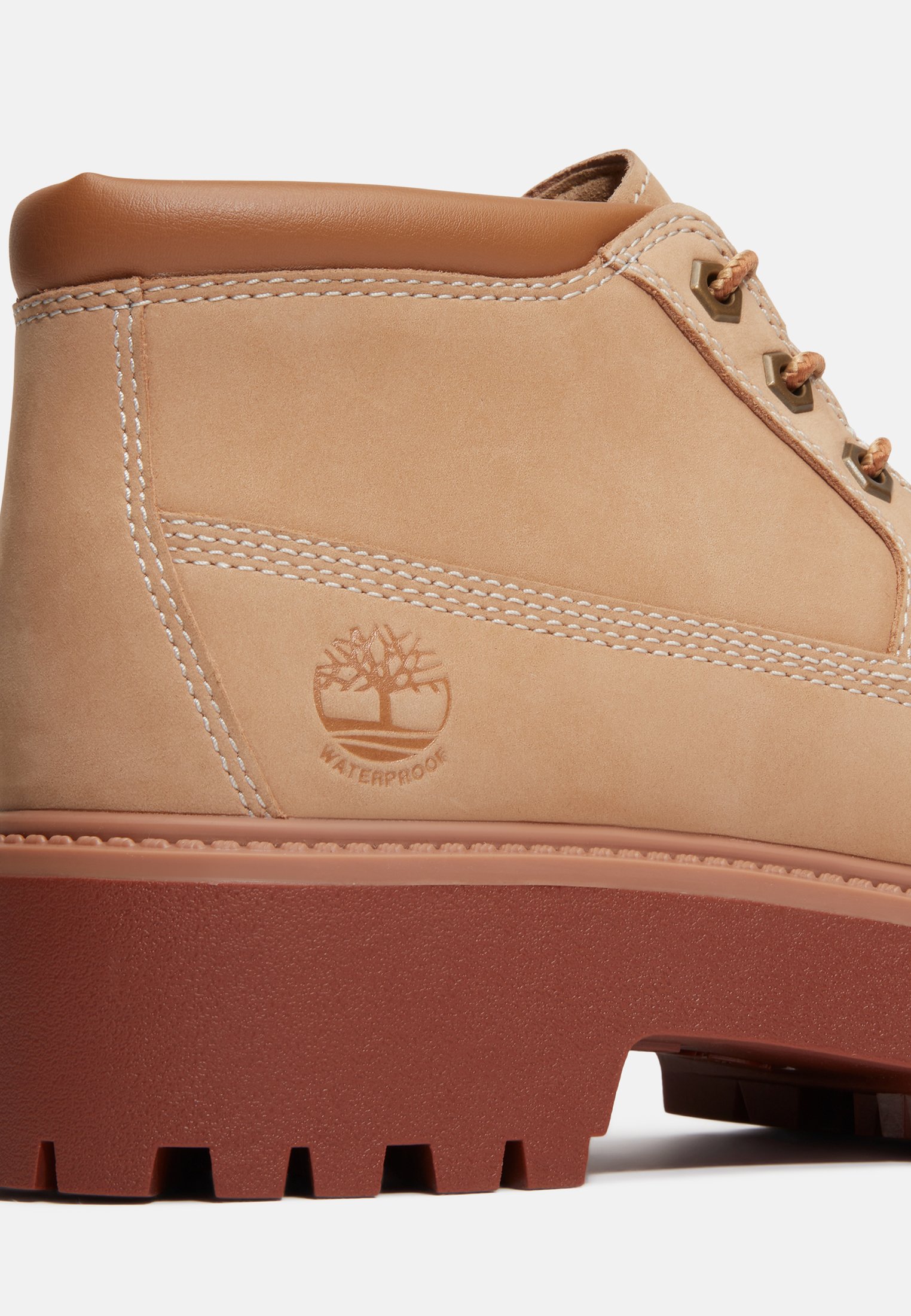 Timberland STONE STREET NELLIE Schnurstiefelette medium beige nubuck beige Zalando