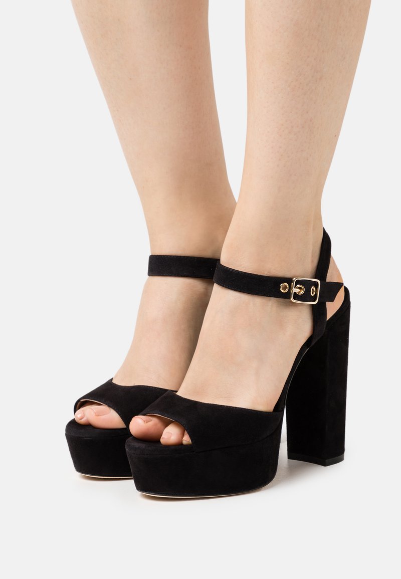 Stuart Weitzman RYDER - Platform sandals - black - Zalando.de