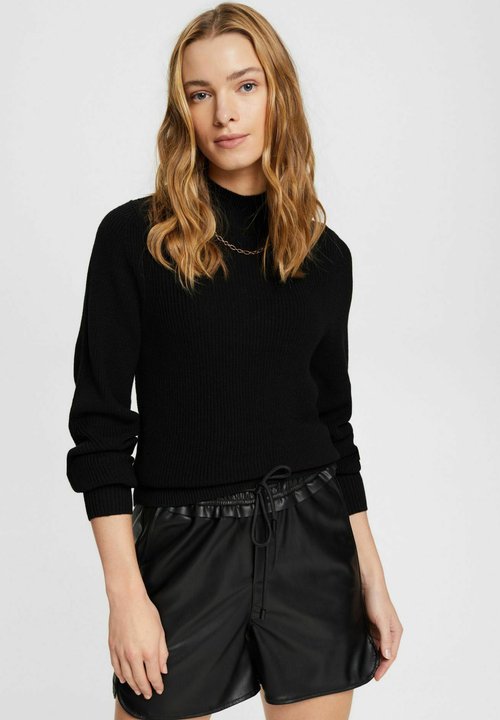 Nümph NUEDNA - Strickpullover - caviar/schwarz - Zalando.ch