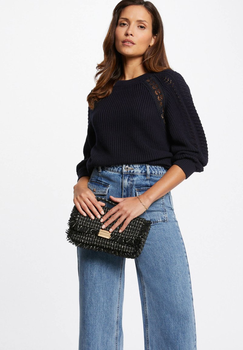 Morgan ROUND NECK 3/4-LENGTH SLEEVES - Trui - marine/donkerblauw ...