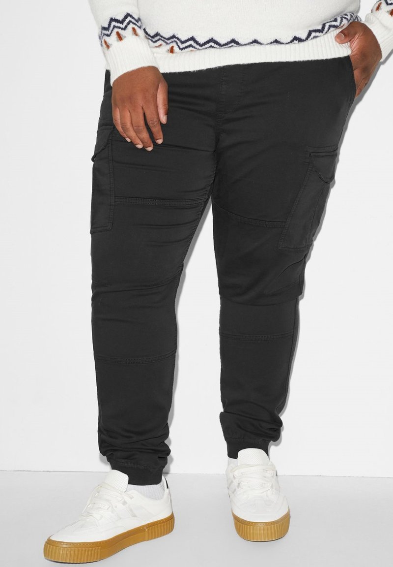 CLOCKHOUSE Cargo trousers - black - Zalando.de