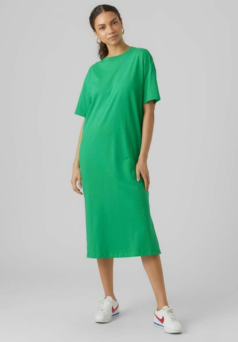 Vero Moda VMMOLLY SS CALF NOOS - Vestido informal - bright green/verde ...