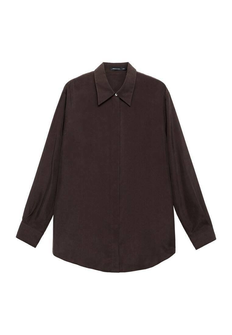 Mango Cămașă - brown/maro - Zalando.ro