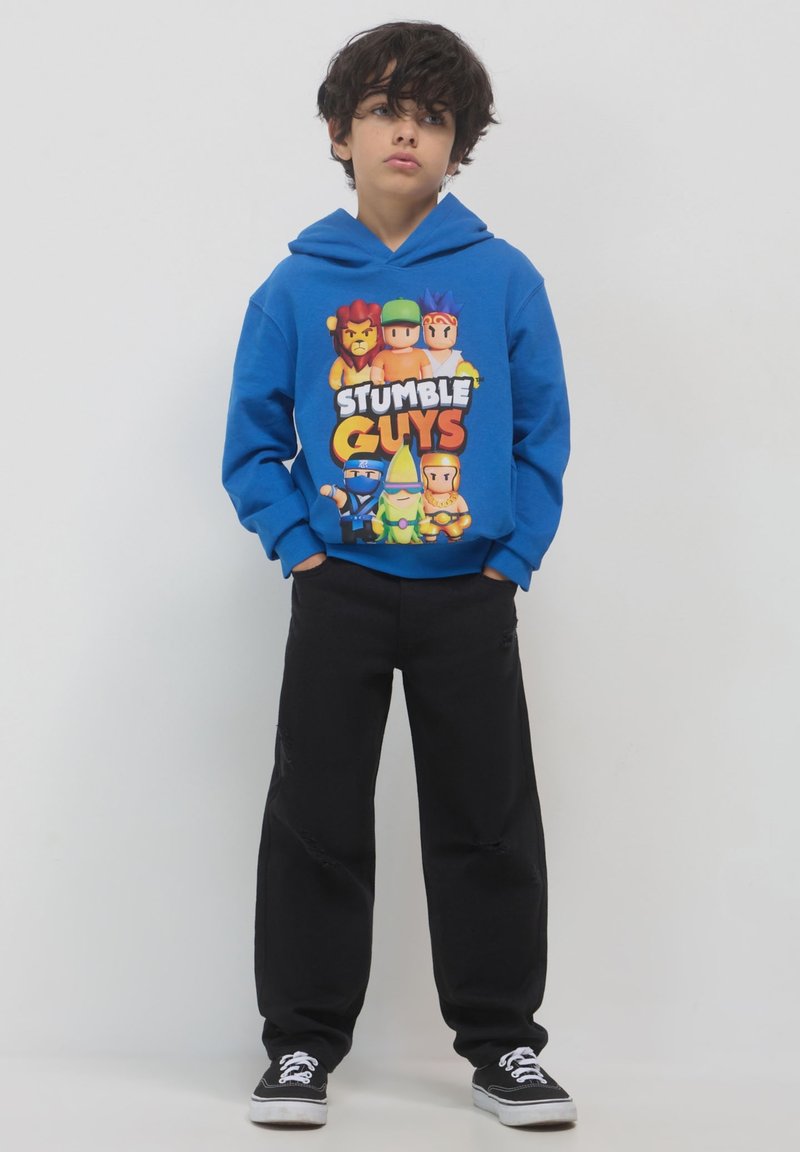 Calliope JOGGER CON STRAPPI - Straight leg jeans - nero ultrablack ...