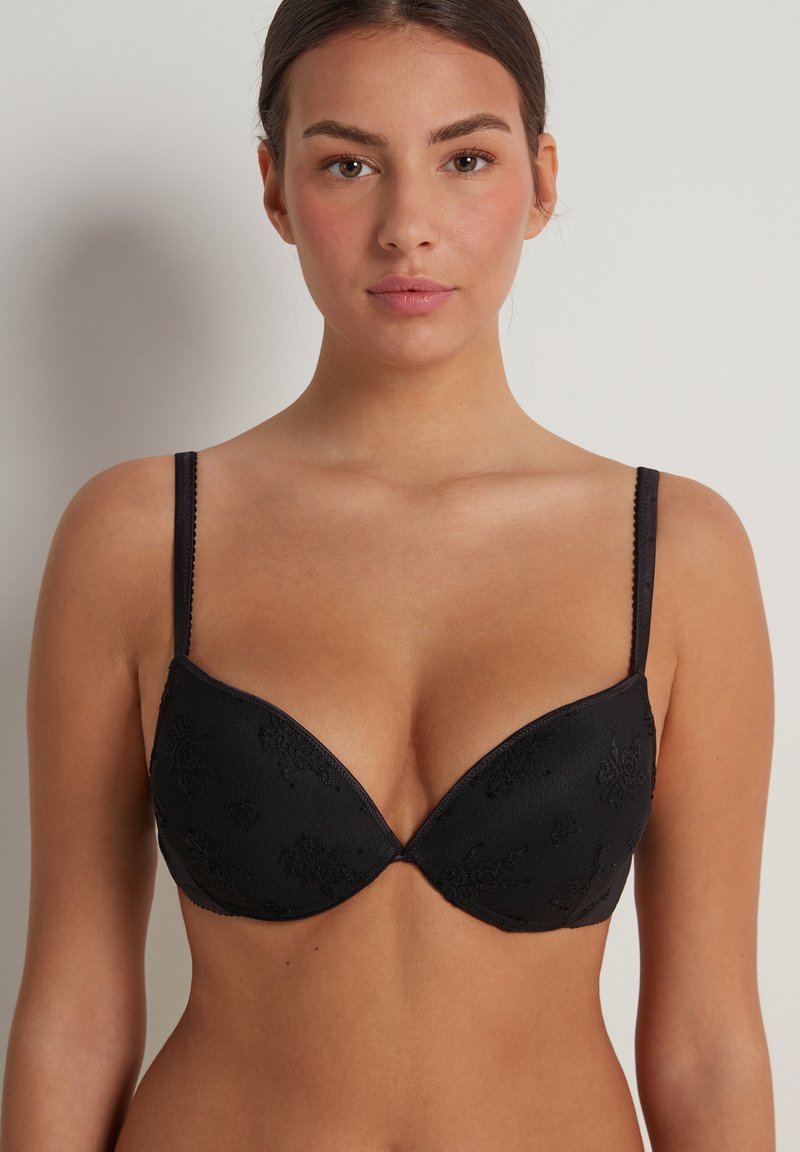 Tezenis LOS ANELES PARADISE LACE - Push-up bra - black - Zalando.ie