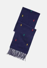 Polo Ralph Lauren POLO PONY WOOL SCARF - Scarf - newport navy/dark blue ...