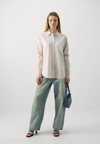 GAP EASY - Button-down blouse - sand khaki/brown - Zalando.co.uk