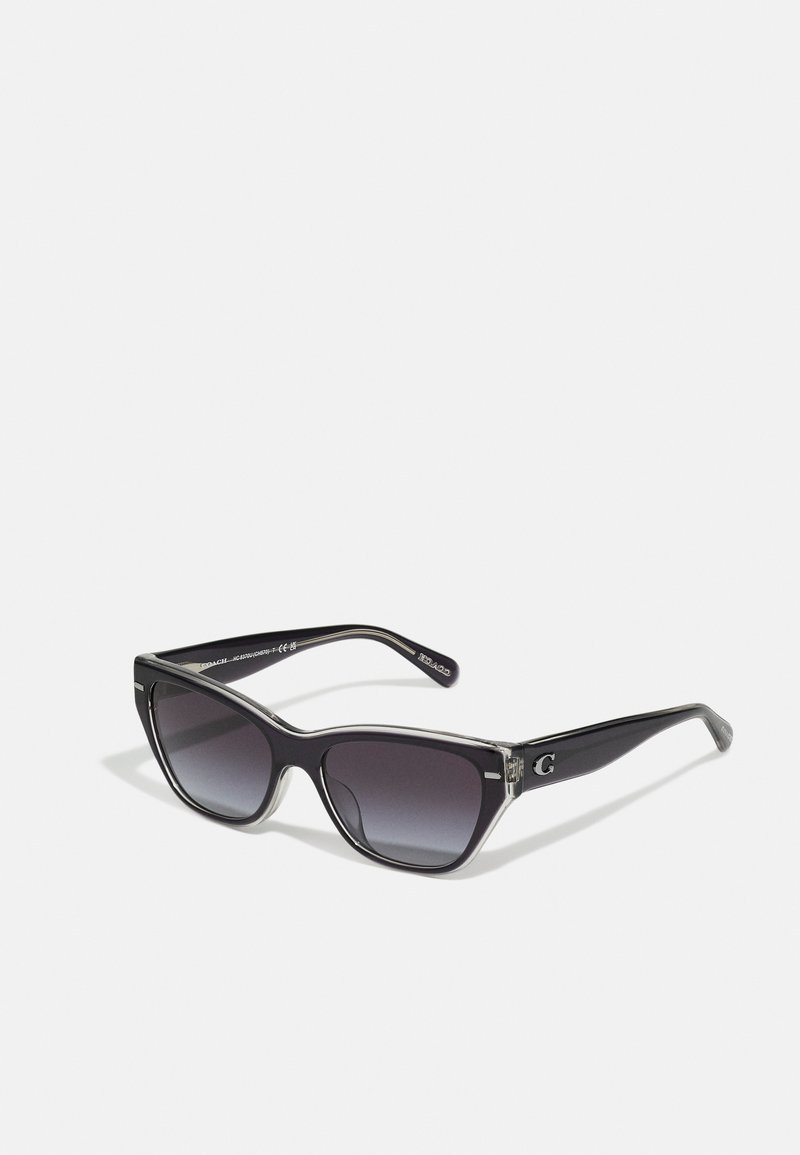 Coach Sunglasses - black/transparent grey/grey - Zalando.ie
