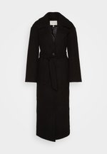 YAS YASEMMA LONG BUTTON COAT - Classic coat - black - Zalando