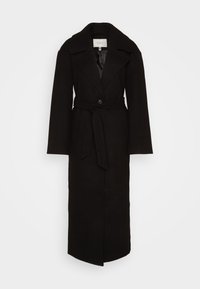YAS YASEMMA LONG BUTTON COAT - Klasikinis paltas - black/juoda - Zalando.lt