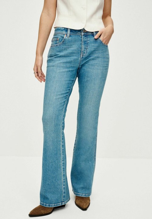 Next SUPER SOFT STANDARD - Jeans Bootcut - rinse blue/blå - Zalando.dk
