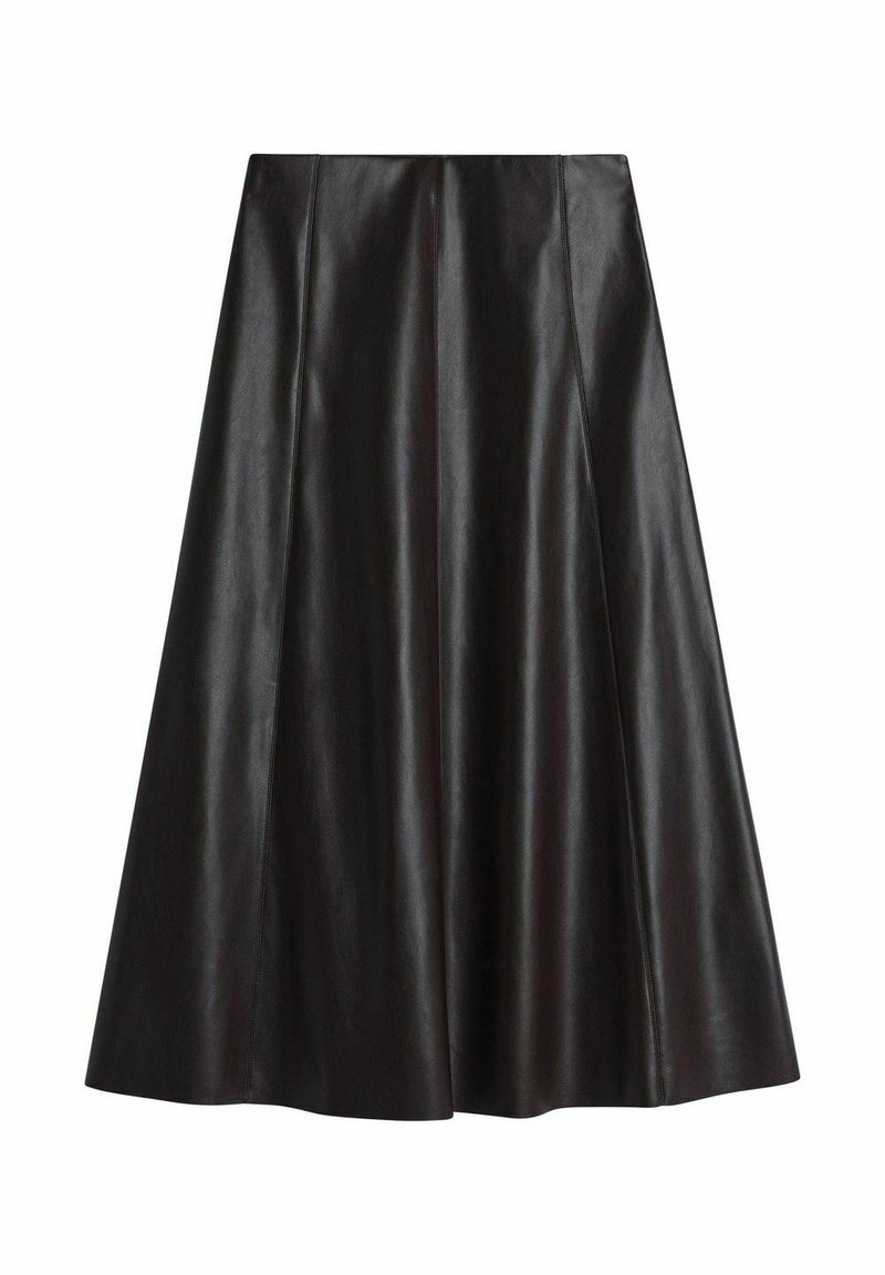 Dobber DINARA PU - A-linjekjol - dark brown/brun - Zalando.se