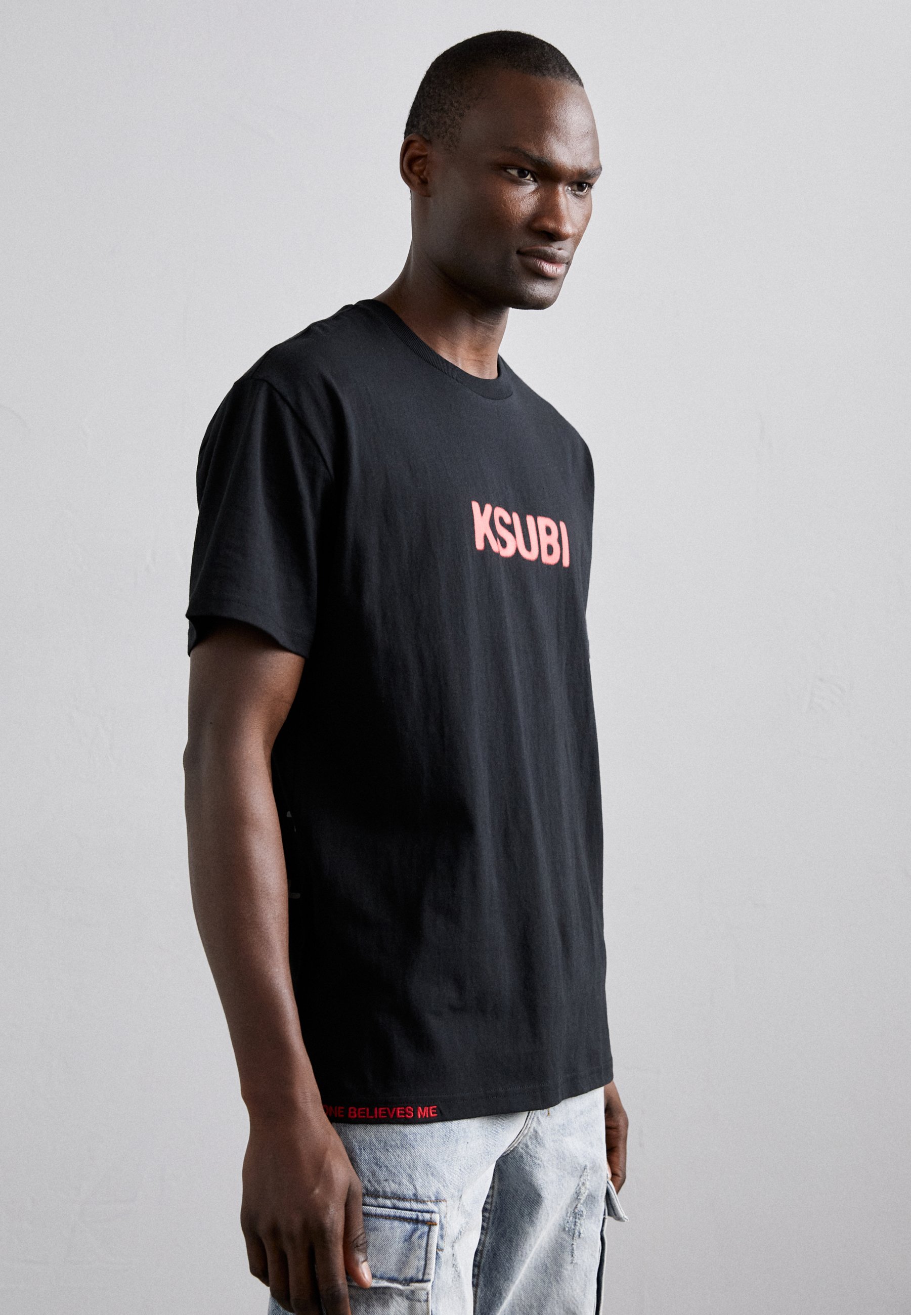 Ksubi CONSPIRACY BIGGIE TEE Print T shirt black Zalando.ie