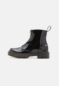 Dr. Martens BEX HEART ZIP BOOT - Klasične gležnjače - black/pale pink ...