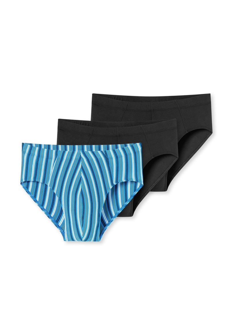Schiesser 95/5 ESSENTIALS - COTTON - 3ER PACK MINI - Trusser - schwarz ...
