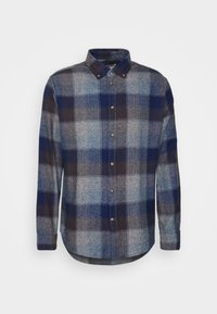 Selected Homme CHECK - Shirt - dark blue - Zalando.co.uk