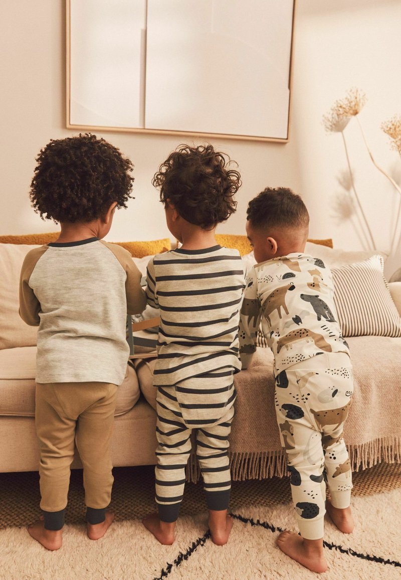 Next SNUGGLE 3 PACK SET - Pijama - neutral black animal/blanco - Zalando.es
