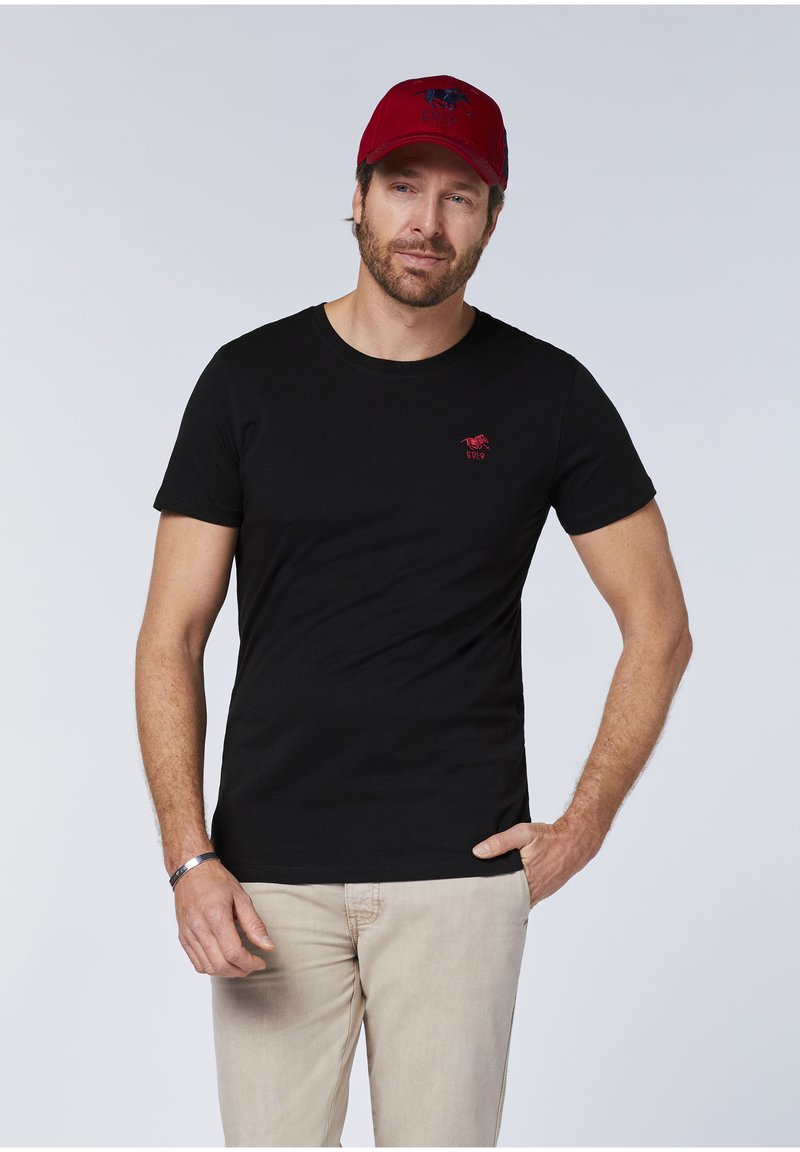 Polo Sylt T-Shirt basic - black beauty/schwarz - Zalando.de
