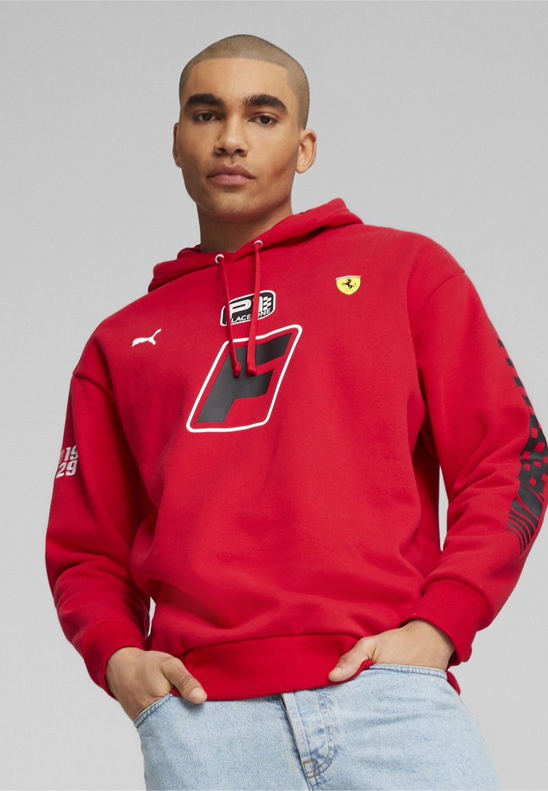 Puma SCUDERIA FERRARI RACE GARAGE - Sweater - rosso corsa/rood - Zalando.nl