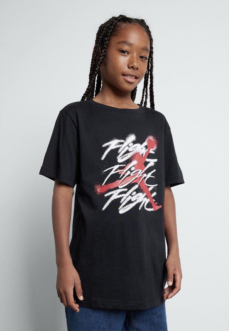 Jordan FLIGHT SPRAY TEE - T-Shirt print - black/schwarz - Zalando.de