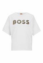 BOSS EKRISP GLB - Print T-shirt - white - Zalando.co.uk
