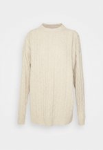 Filippa K BRAIDED - Strickpullover - dune melange/beige - Zalando.ch