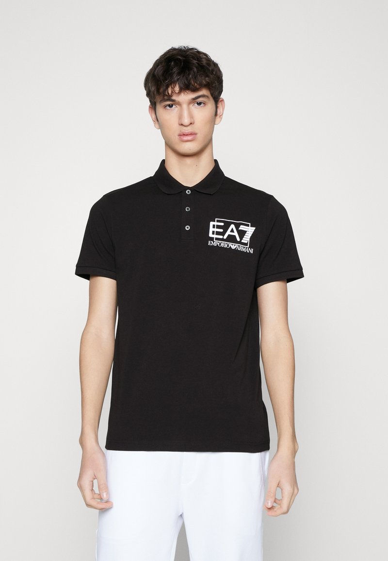 EA7 Emporio Armani Pikeepaita - black/musta - Zalando.fi