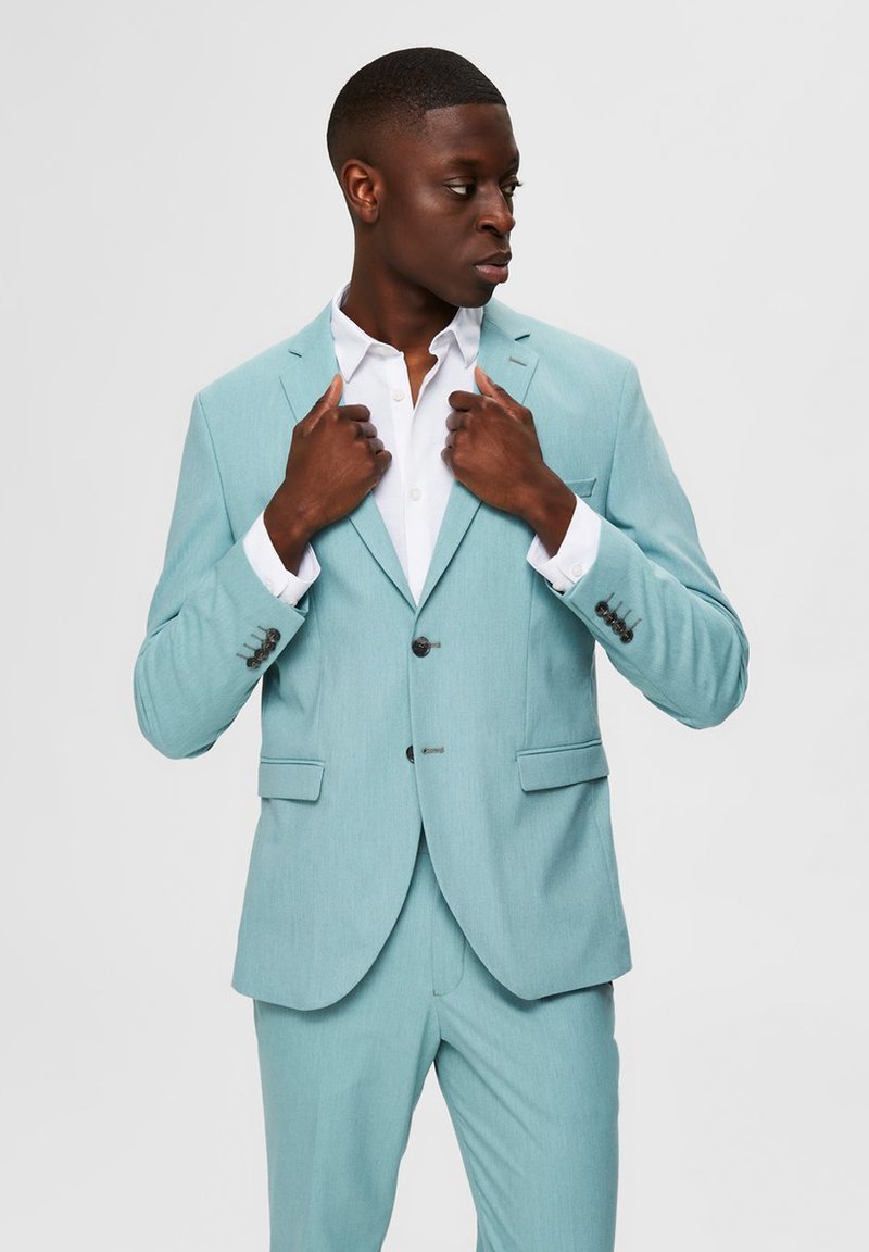 Selected Homme Sakko - green milieu/grün - Zalando.de