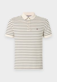 Tommy Hilfiger SLIM CORE ESSENTIAL - Polo - ivory petal/black/beige ...