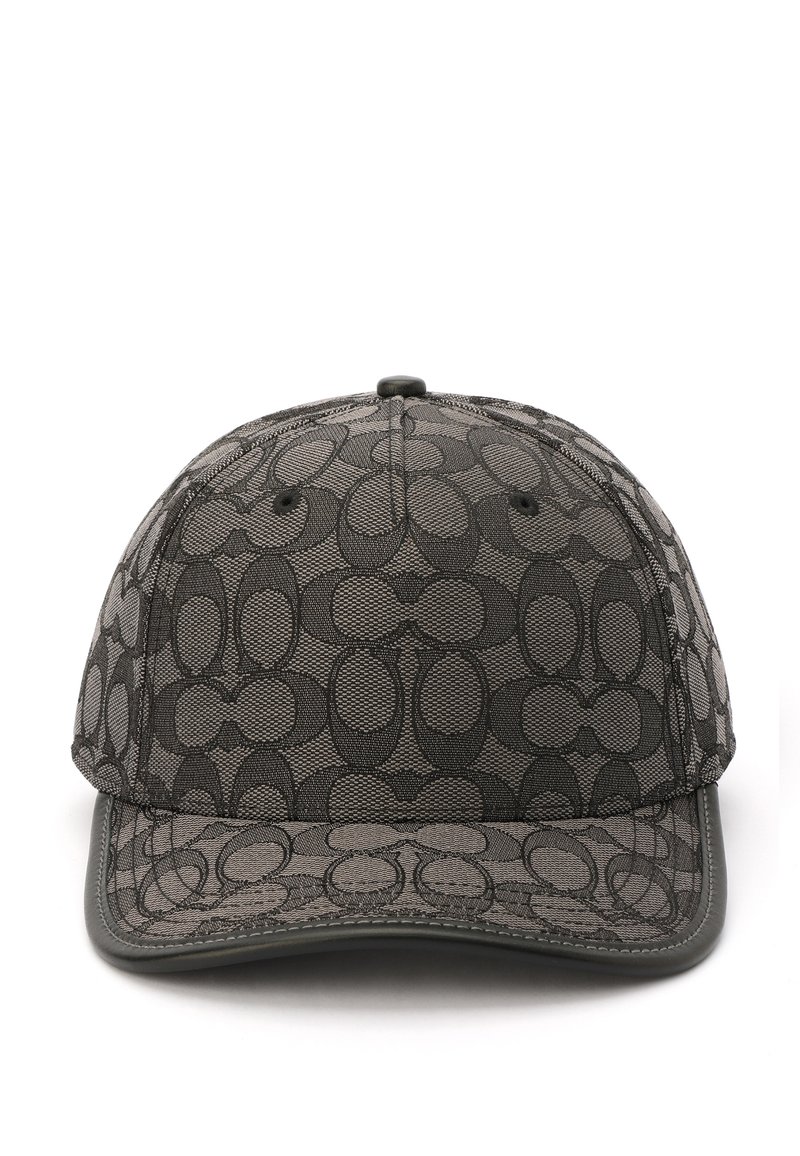 Coach SIGNATURE C JACQUARD BASEBALL HAT - Caps - charcoal/sort - Zalando.dk