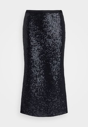 Polo Ralph Lauren AMLA SKIRT MID - Jupe trapèze - channel blue/bleu - ZALANDO.FR