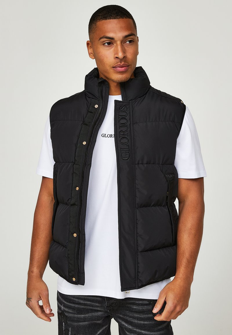 Glorious Gangsta OMAREZ PUFFER GILET - Chaleco - black/negro - Zalando.es