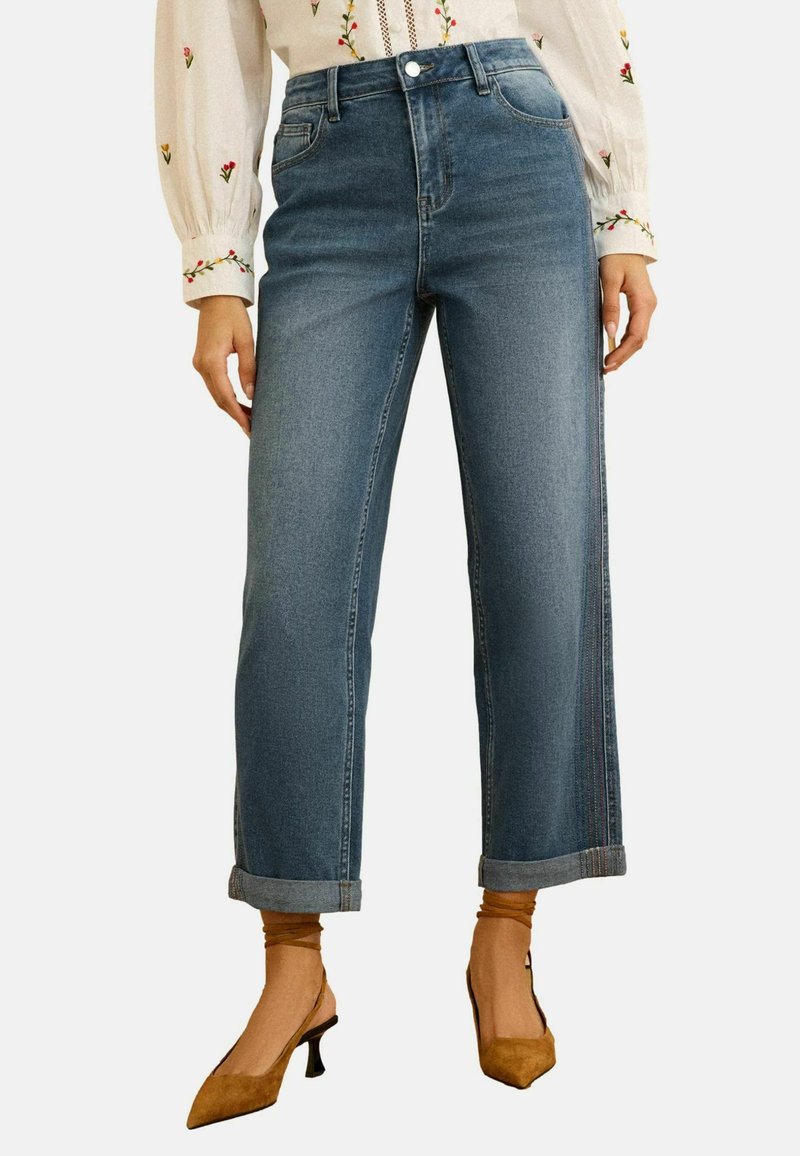 Love & Roses REGULAR FIT - RAINBOW STITCH - Straight leg jeans - mid ...