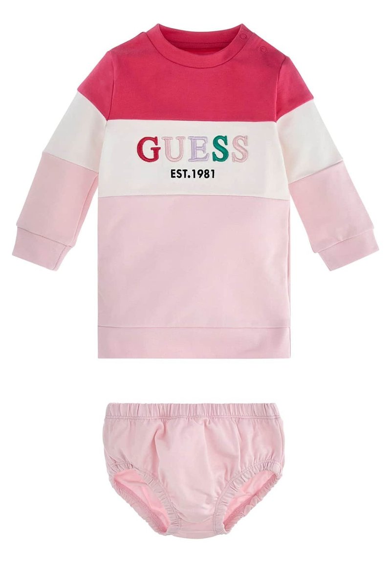 Guess Set Mit Sweatshirt Mehrfarbe Rose Rosa Zalando Ch