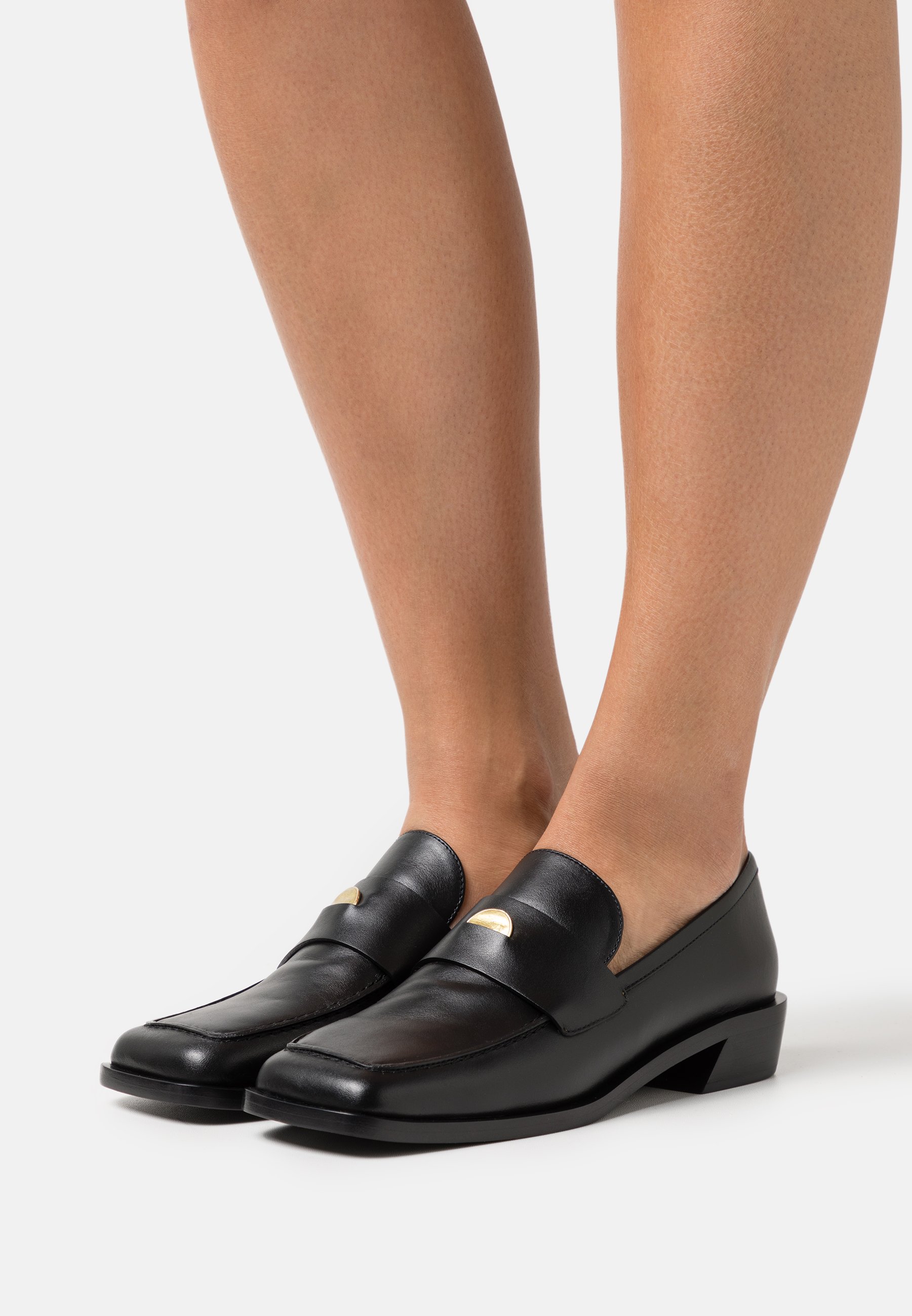 Maria Luca COSTANZA PENNY LOAFER P buty Wsuwane Black czarny Maria Luca COSTANZA PENNY LOAFER P buty Wsuwane Black czarny