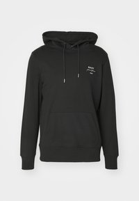 GANT LOGO SCRIPT - Jersey con capucha - black/negro - Zalando.es