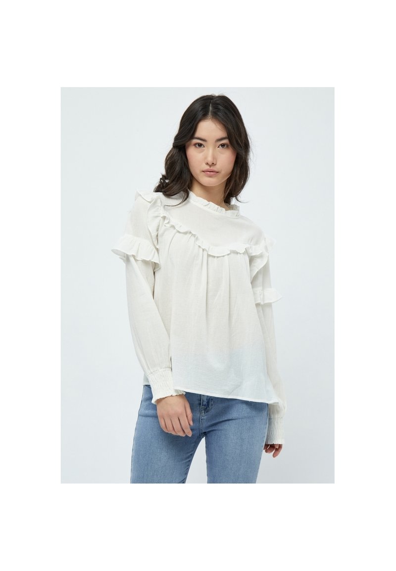 Minus MIMATHILDA BLOUSE - Blouse - cloud dancer/wit - Zalando.nl