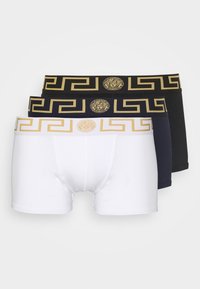Versace UNDERPANTS TRUNK TOPEKA 3 PACK - Boxeri - nero/blu/bianco/negru ...