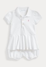 Polo Ralph Lauren STRETCH MESH PEPLUM POLO SHORTALL - Tuta jumpsuit ...