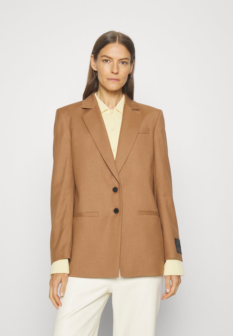 HUGO AMYIA - Blazer - open brown/brun - Zalando.se