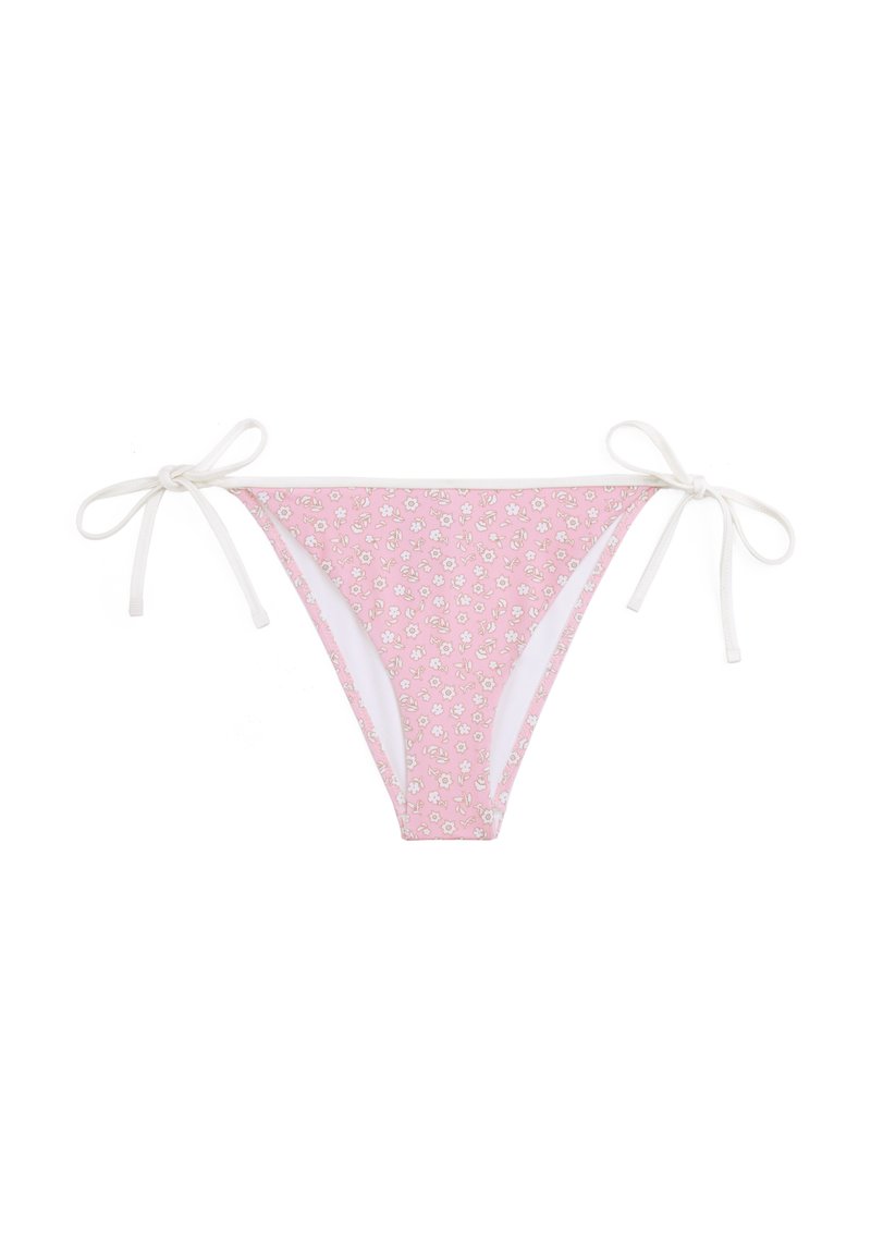 Tommy Hilfiger Core Solid Logo Cheeky Side Tiehose Laser Pinkpink Zalando De