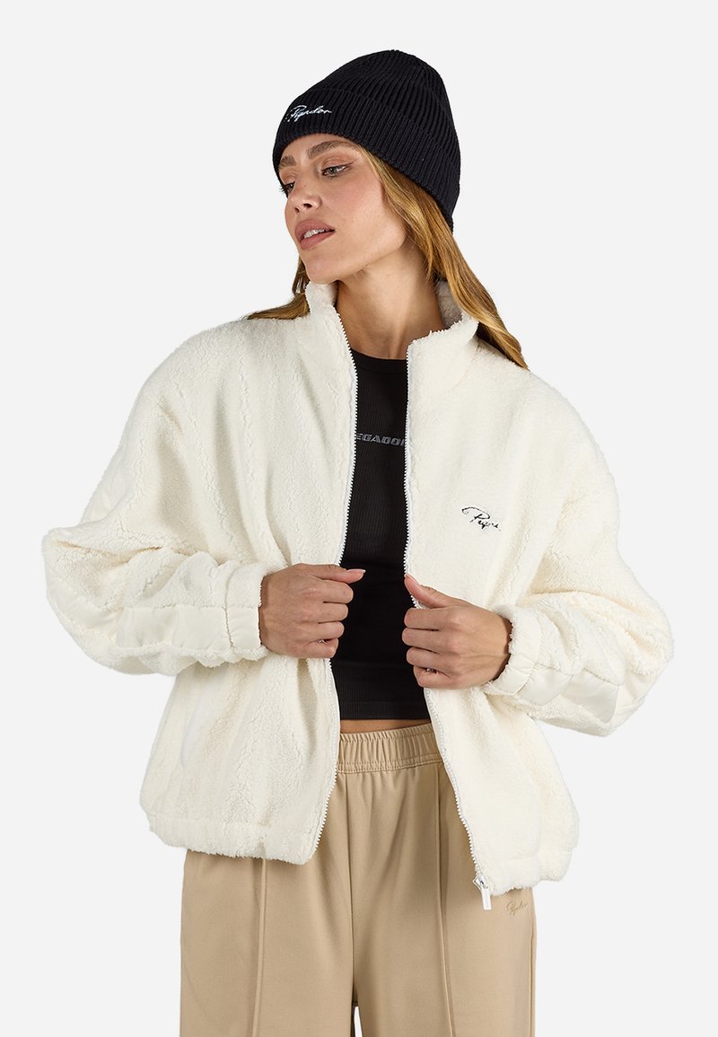 Pegador TAMSIN TEDDY - Fleece jacket - warm white/off-white - Zalando