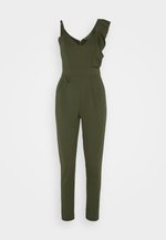 WAL G. IMAANI FRILL SLEEVE - Jumpsuit - khaki/green - Zalando.de
