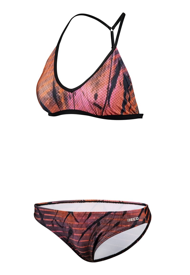BECO the world of aquasports BEACTIVE SET - Bikini - pink schwarz/pink ...