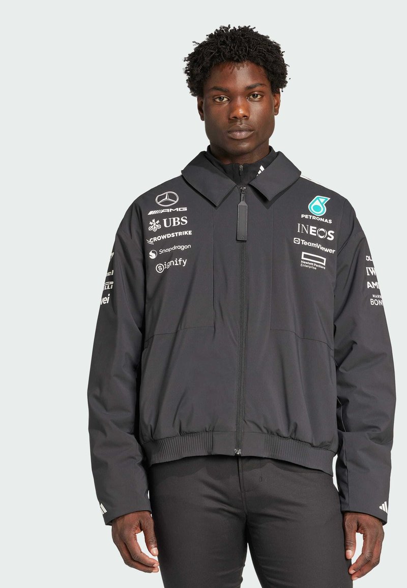 adidas Performance Giacca sportiva - black white/nero - Zalando.it