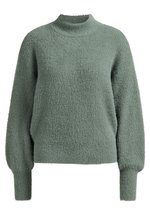 WE Fashion HARIGE MET STRUCTUUR - Jumper - sea green/evergreen - Zalando.de