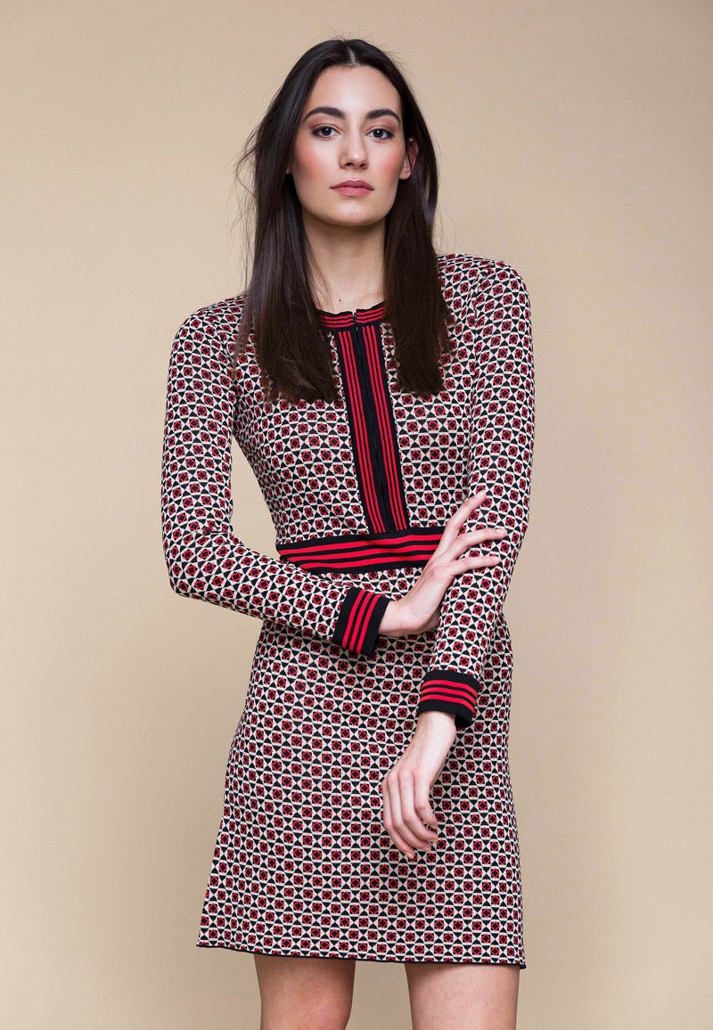 4funkyflavours WITH GEOMETRIC PATTERN - Jurk - red/rood - Zalando.nl