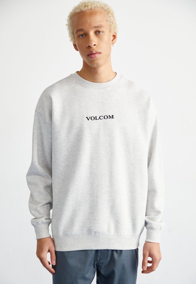 Volcom STONE CREW - Sweater - bone heather/lichtgrijs - Zalando.nl